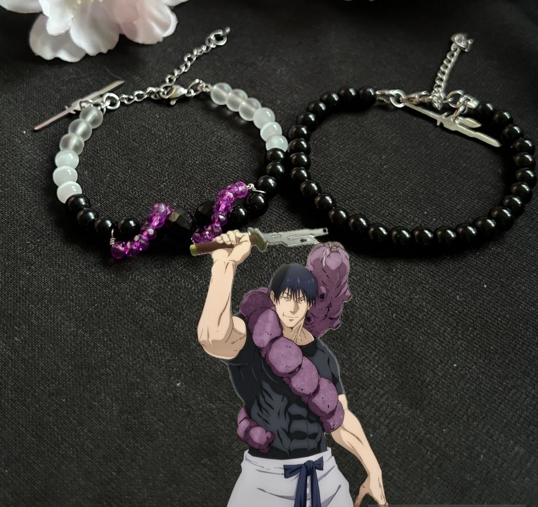 Toji Fushiguro Edelsteinarmband - Jujutsu Kaisen Inspiration - Onyx ...