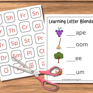 PHONICS LETTER Blends, Phase 4 Phonics Activity, Phonics Activity for ...