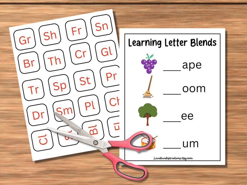 PHONICS LETTER Blends Phase 4 Phonics Activity Phonics - Etsy