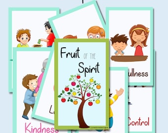 Fruit of the Spirit Bulletin Board Christian Classroom - Etsy