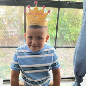 King Josiah Paper Crown Bible Craft: Sunday School Bible Lesson PDF ...