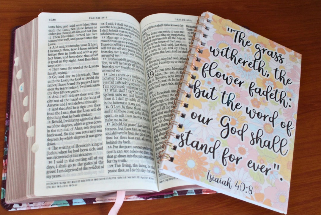 Bible Verse Notebook, Scripture Notebook, Prayer Journal,bible Verse ...