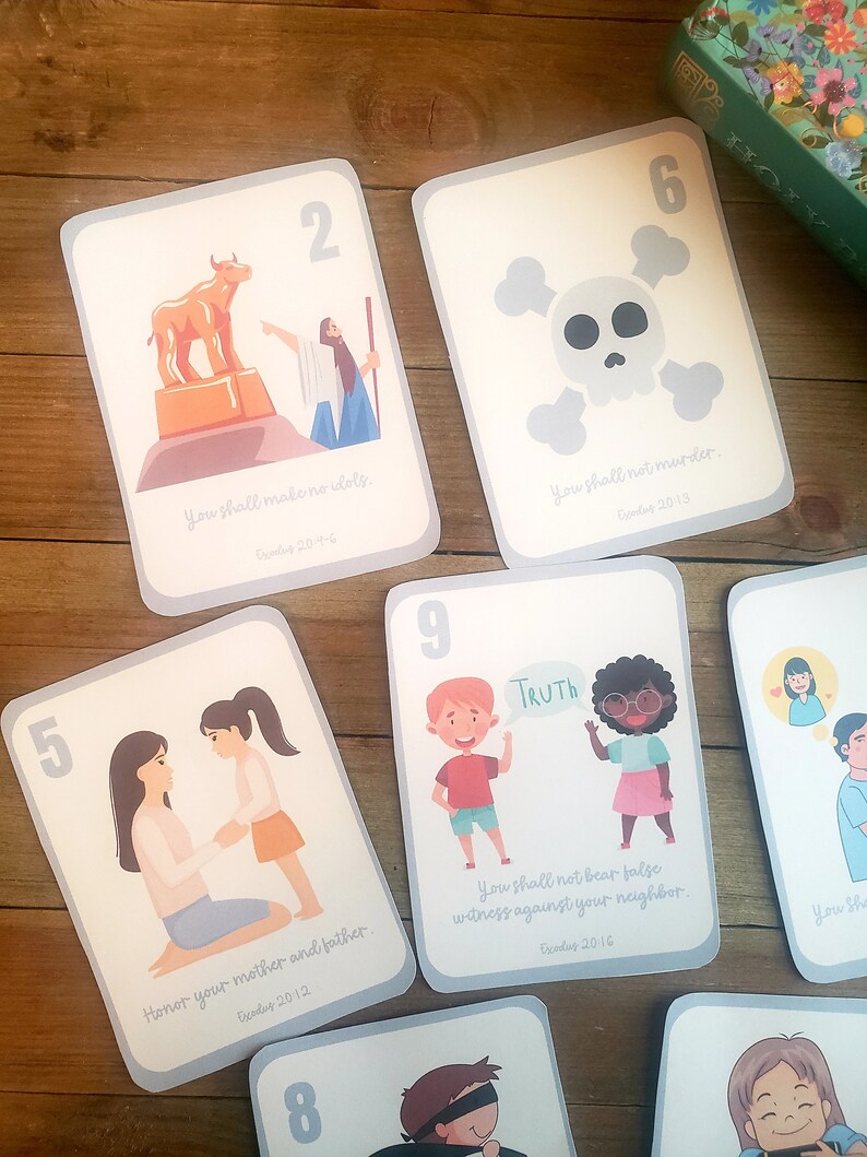 10 Commandments In Order Flashcards – WMPVD
