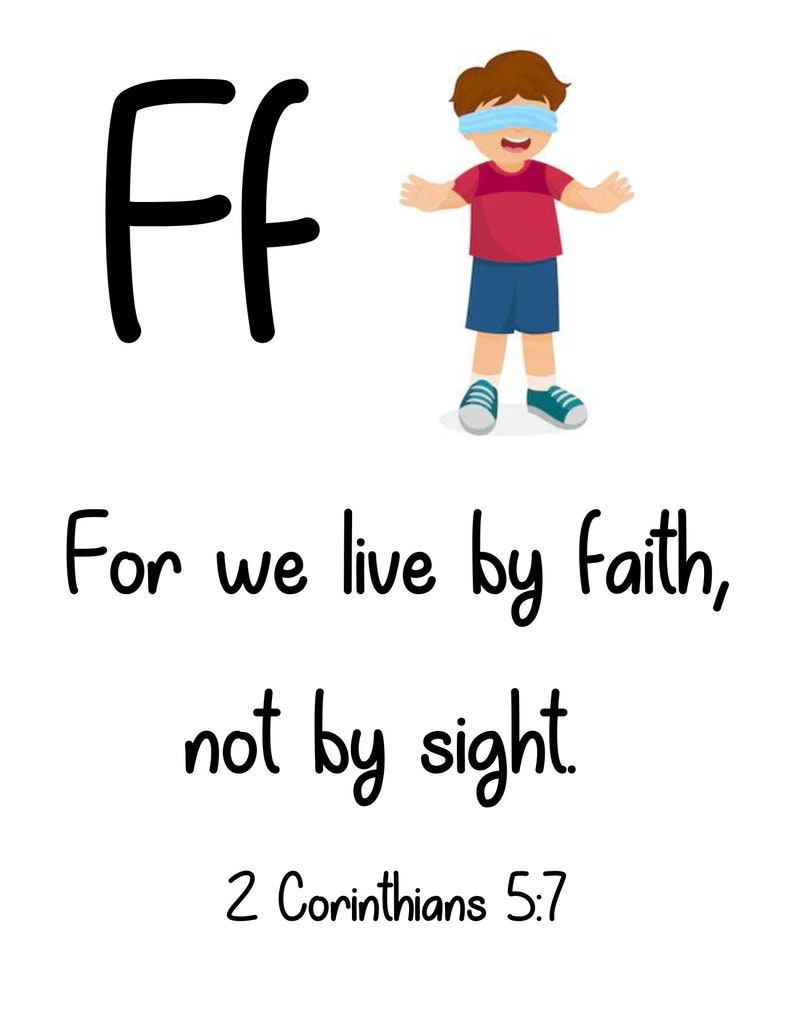 ABC Bible Scripture Posters Alphabet Scripture Posters - Etsy