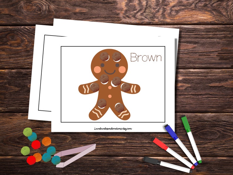 FINE MOTOR Pom Pom Color Sorting Mats Winter Themed Preachool - Etsy