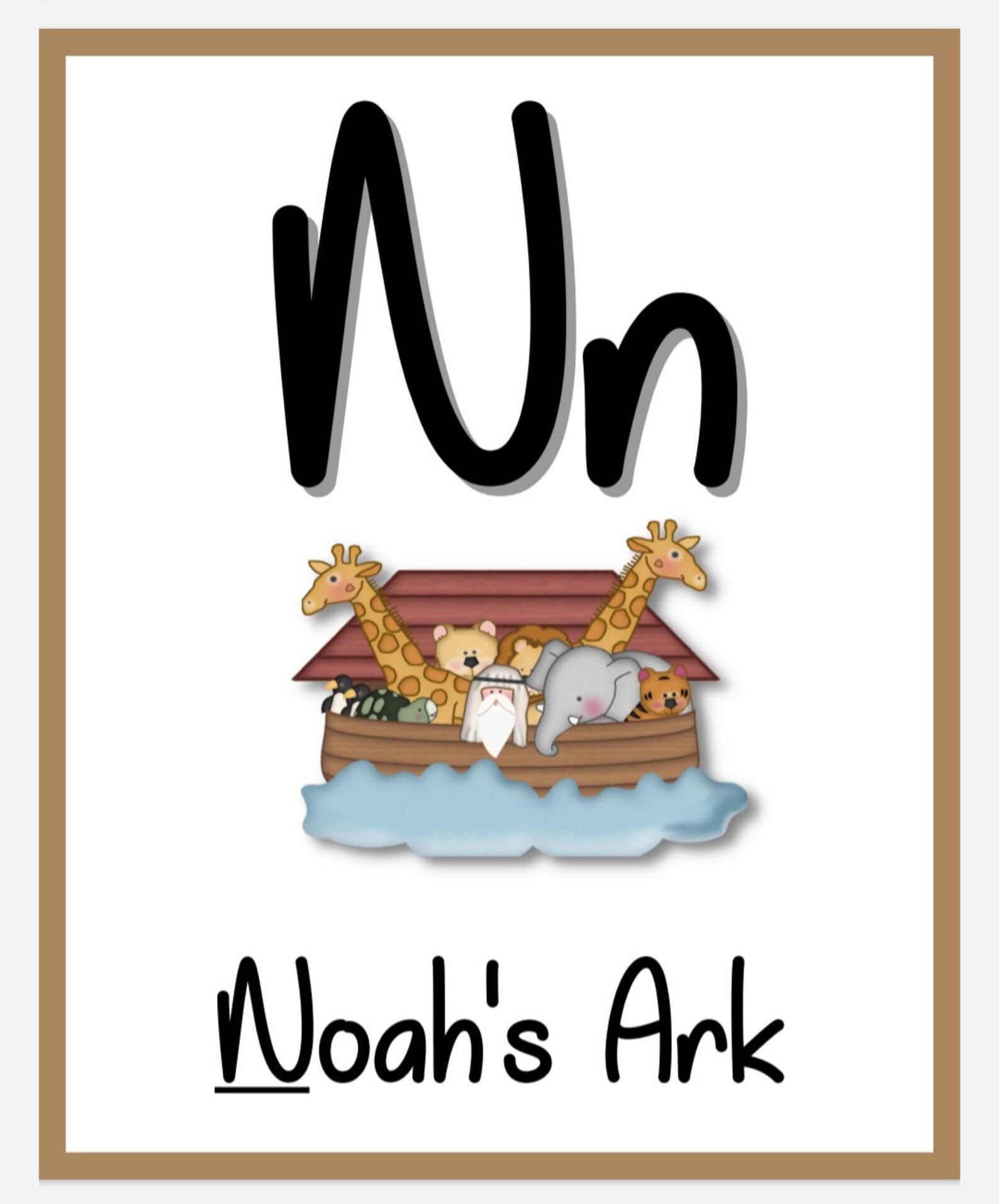 ABC Bible Posters Alphabet Posters Preschool-kindergarten - Etsy