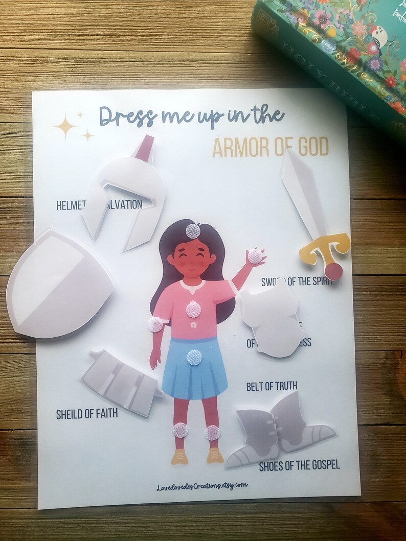 Armor of God Bible Activity, Armor of God, Sunday School Activity ...