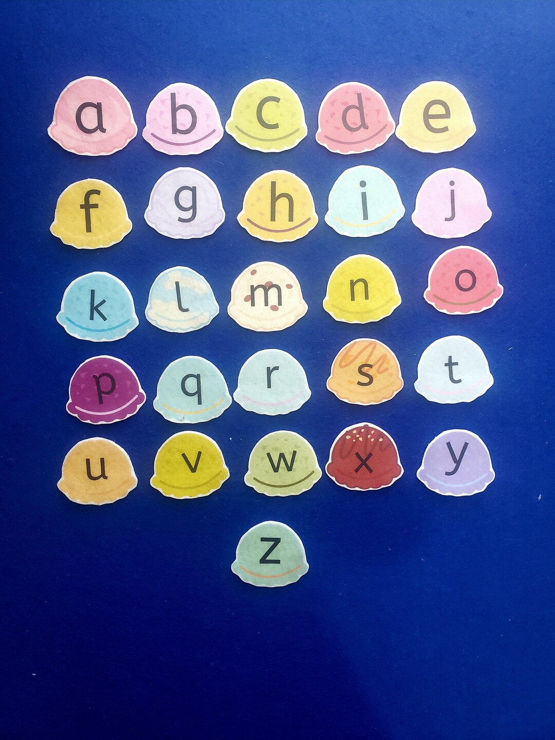 Ice Cream Alphabet Matching Game Alphabet Matching Game ABC - Etsy