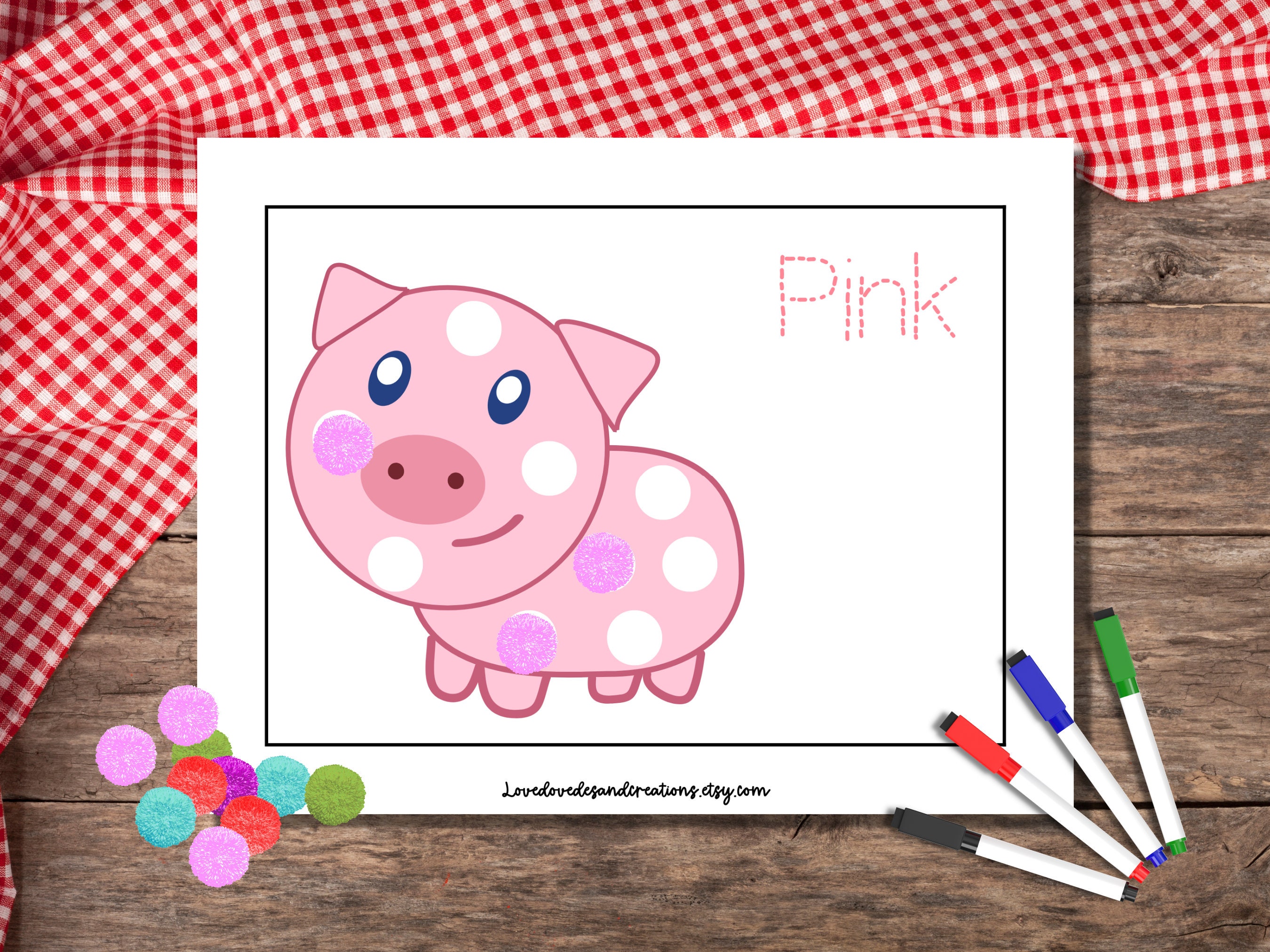 Animal Color Sorting Mats: Fine Motor Preschool Activity (PDF Pattern ...