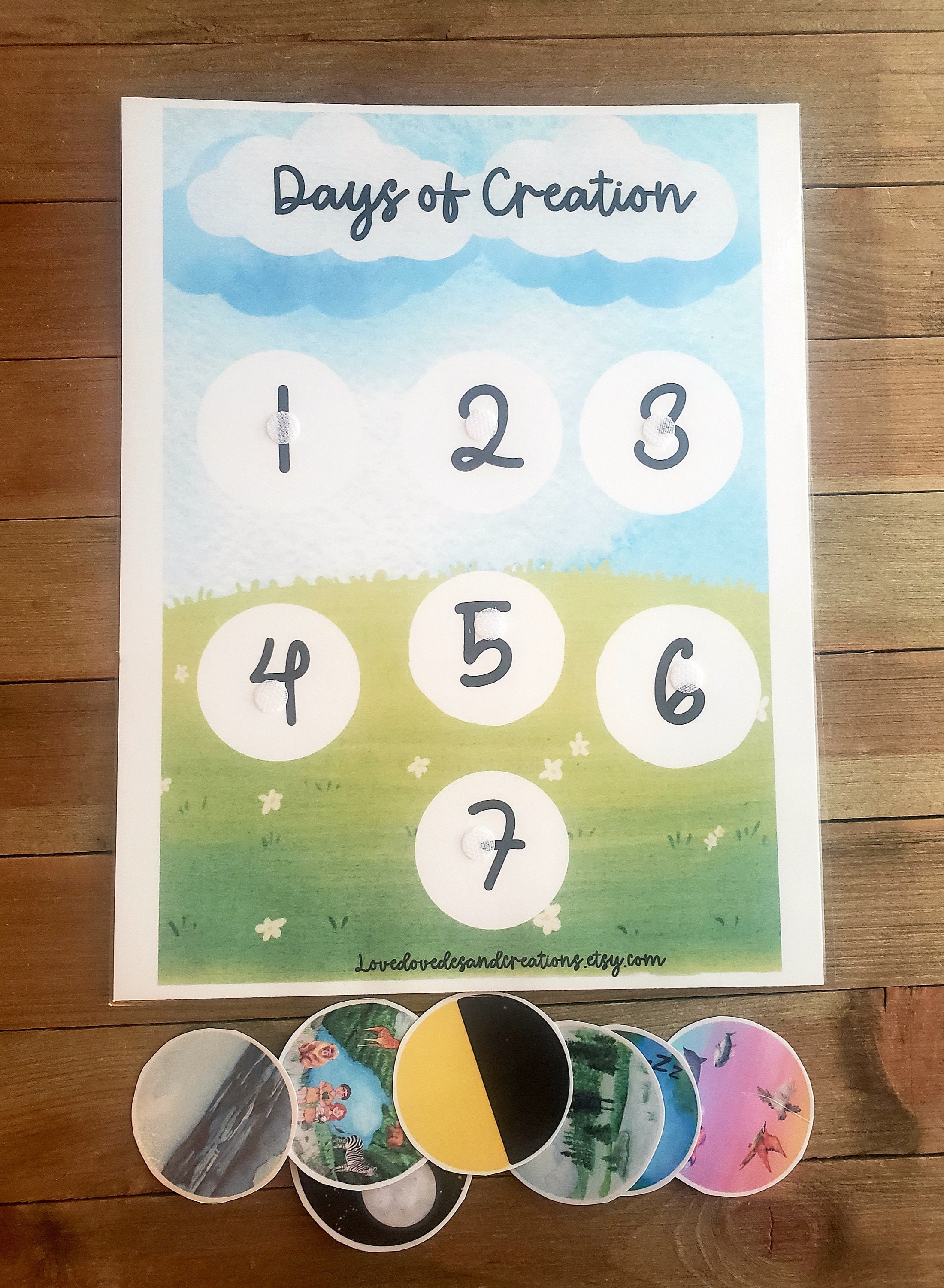 Days of Creation Activity, Days of Creation Activity, Bible Busy Book ...