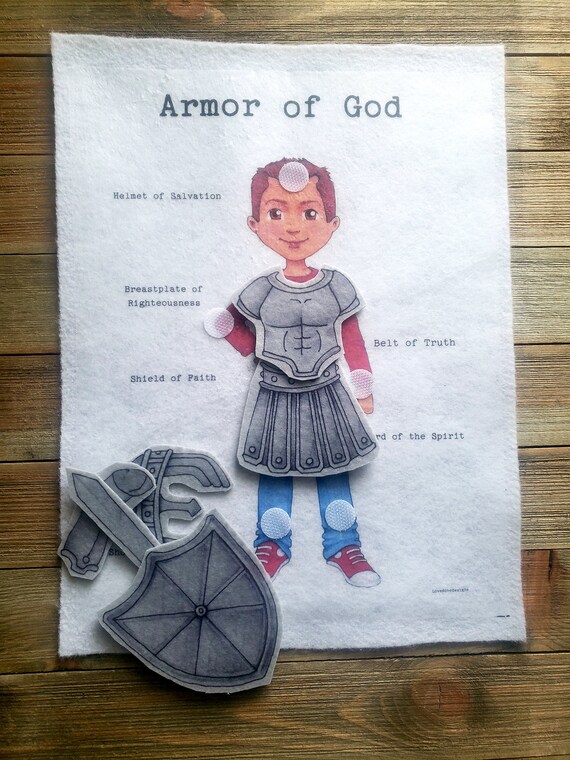 Armor Of God Paper Doll Lds