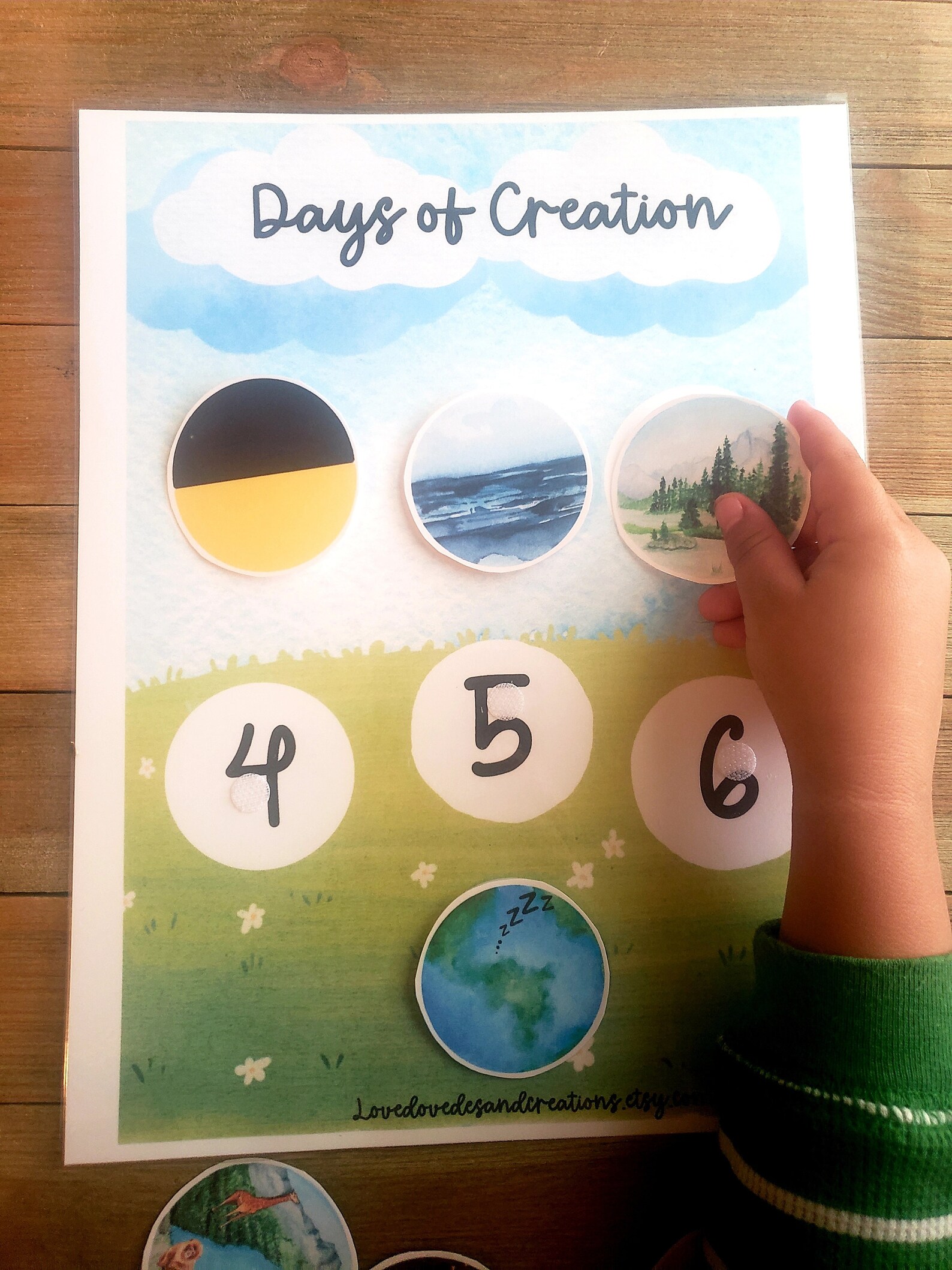 Days of Creation Activity, Days of Creation Activity, Bible Busy Book ...