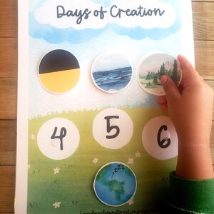 Days of Creation Activity, Days of Creation Activity, Bible Busy Book ...