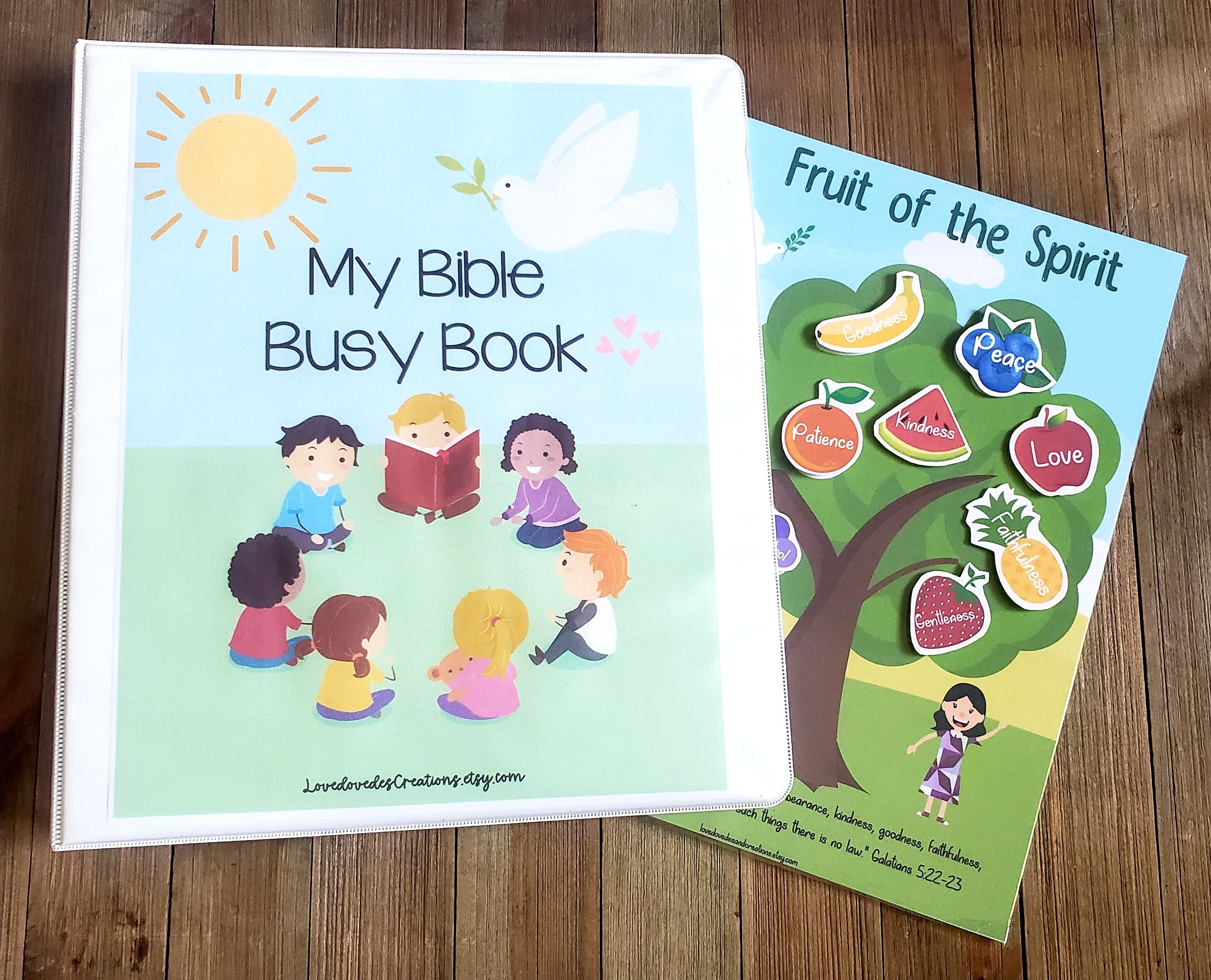 Bible Busy Book Printable Bundle Bible Activities Sunday - Etsy
