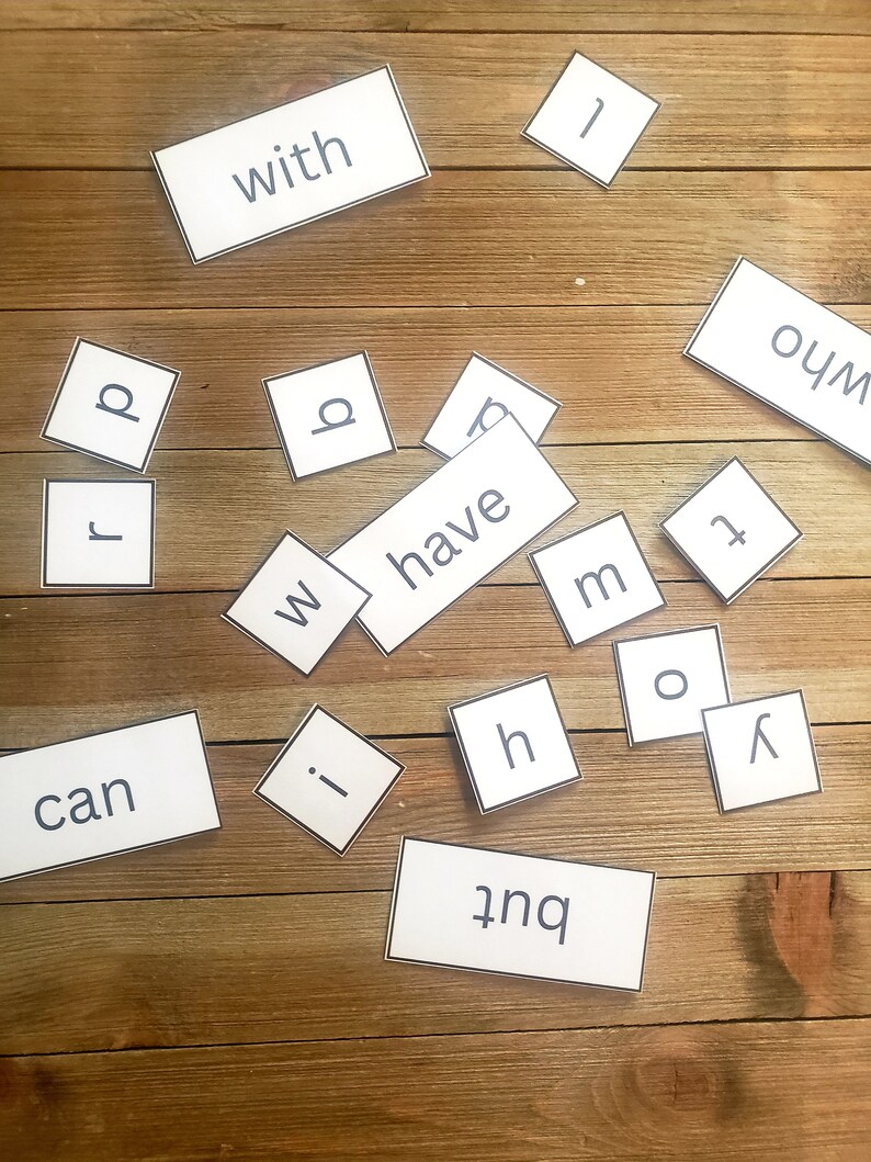 Sight Word Builder, Sight Word Practice, Spelling Game, Kindergarten ...