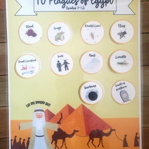 10 Plagues of Egypt Bible Busy Book Activity,10 Plagues of Egypt ...