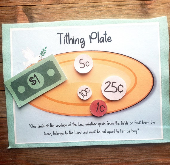 Tithing Money Activity Tithing Money Felt Activity Money - Etsy