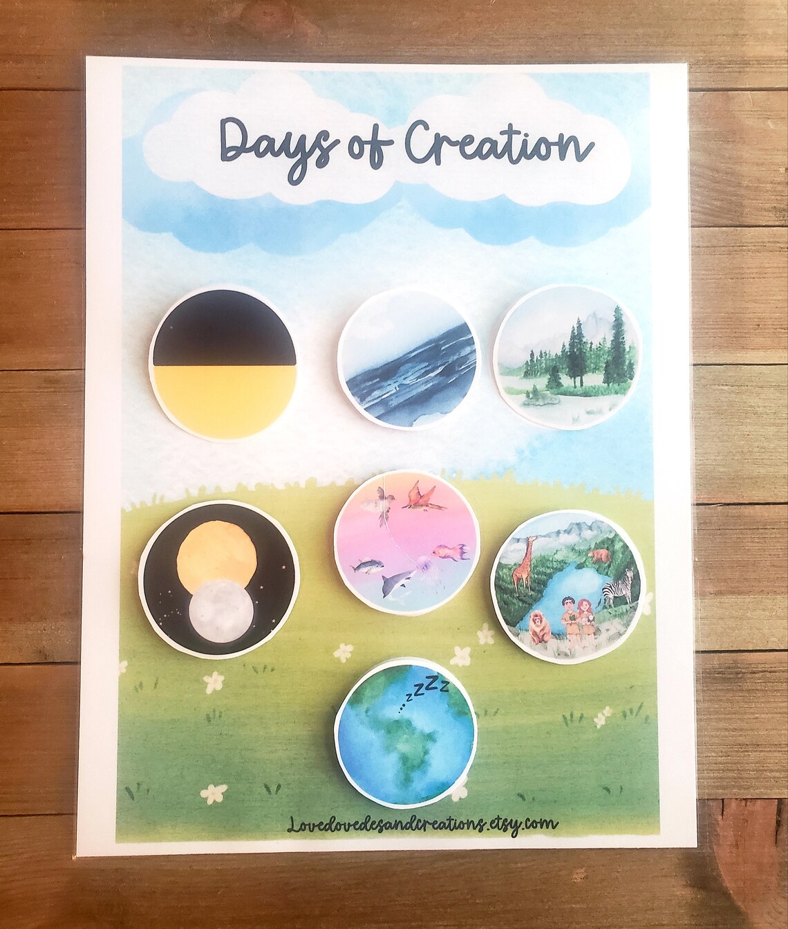 Days of Creation Activity, Days of Creation Activity, Bible Busy Book ...