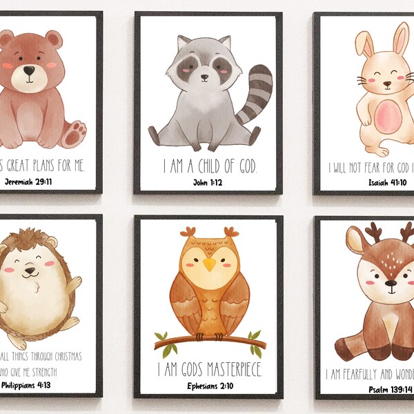 Animal Poster - Etsy