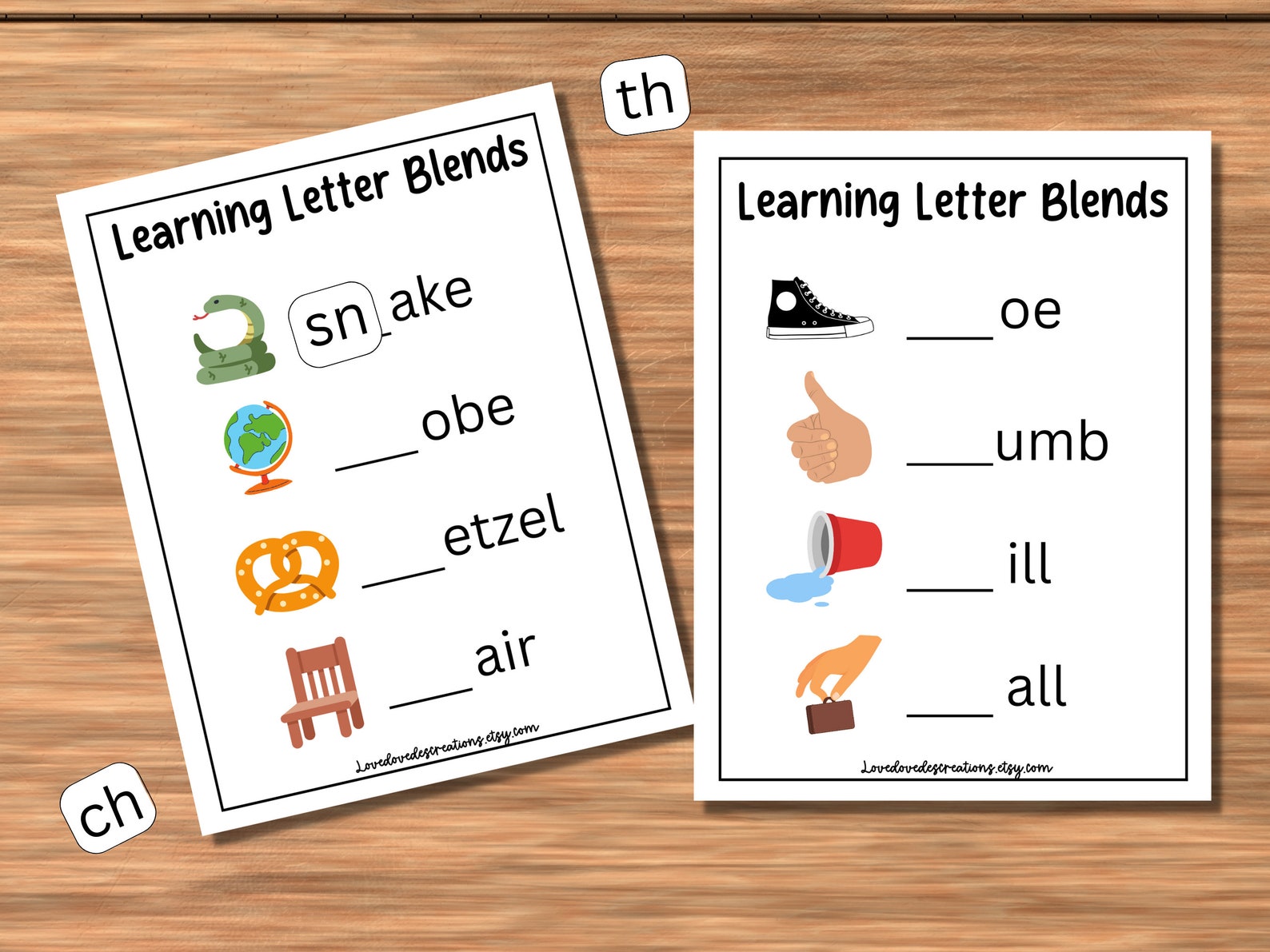 PHONICS LETTER Blends Phase 4 Phonics Activity Phonics - Etsy