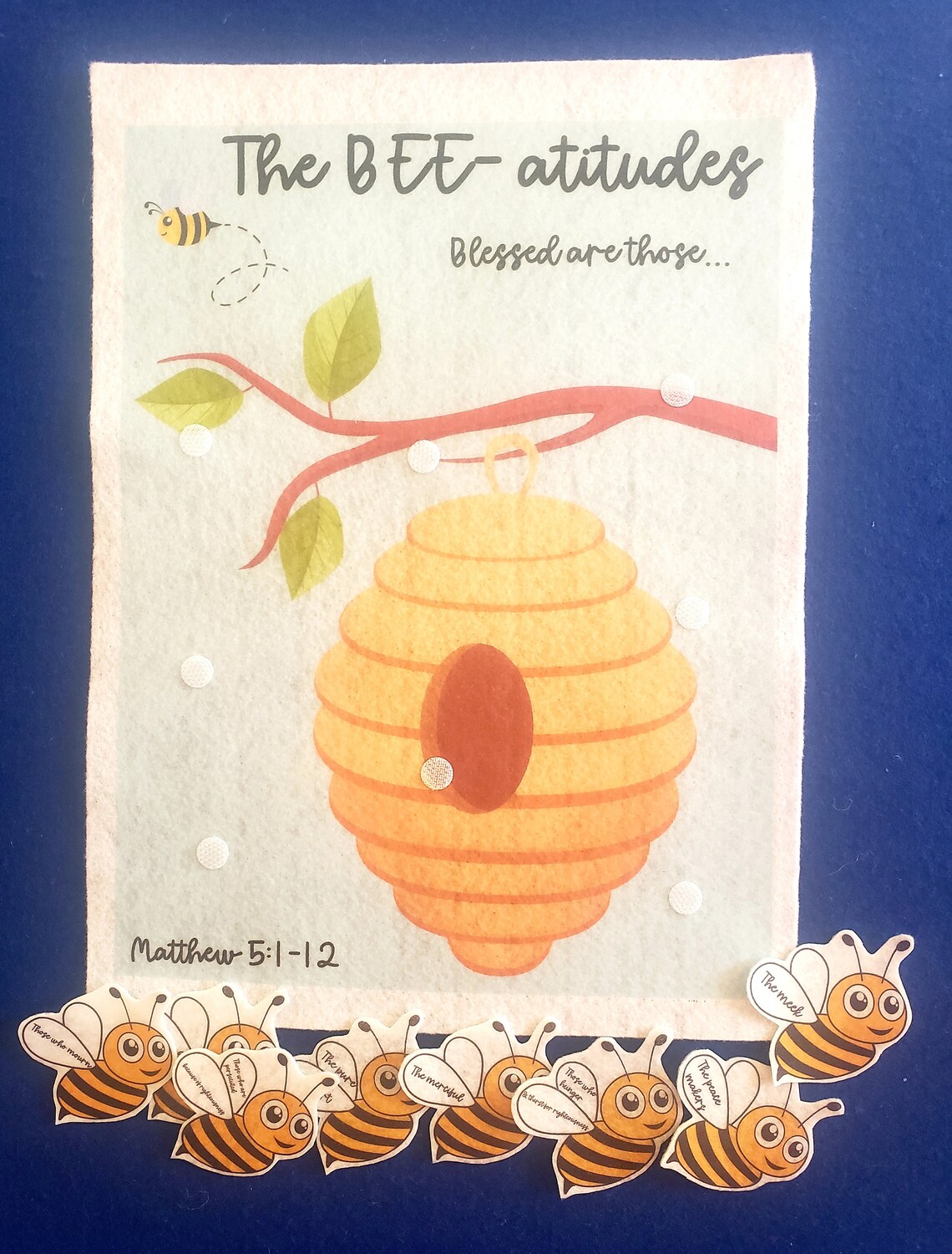 The Beatitudes Felt, the Beatitudes , Bible Felt Stories, Bible Felt ...