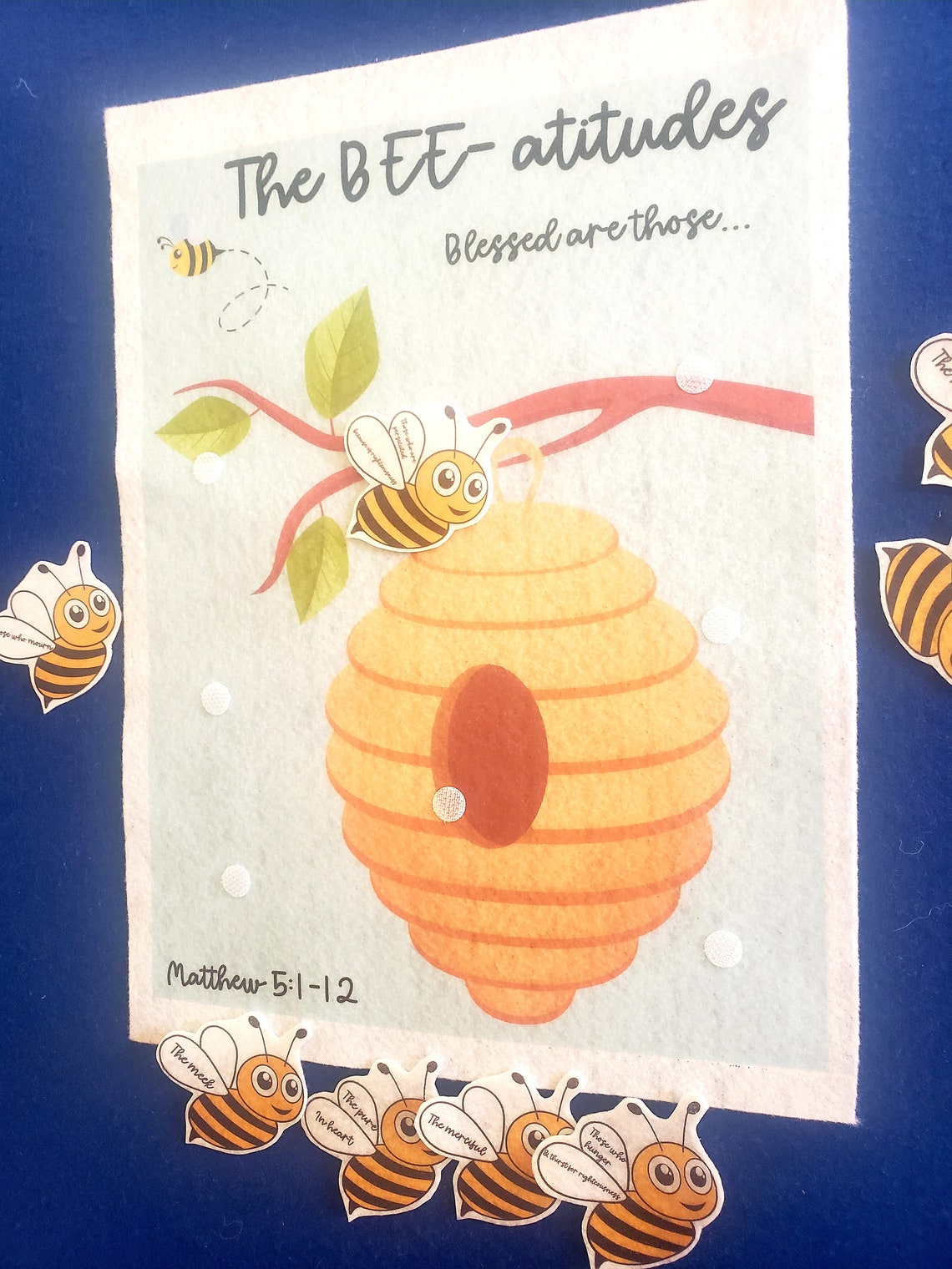 The Beatitudes Felt, the Beatitudes , Bible Felt Stories, Bible Felt ...