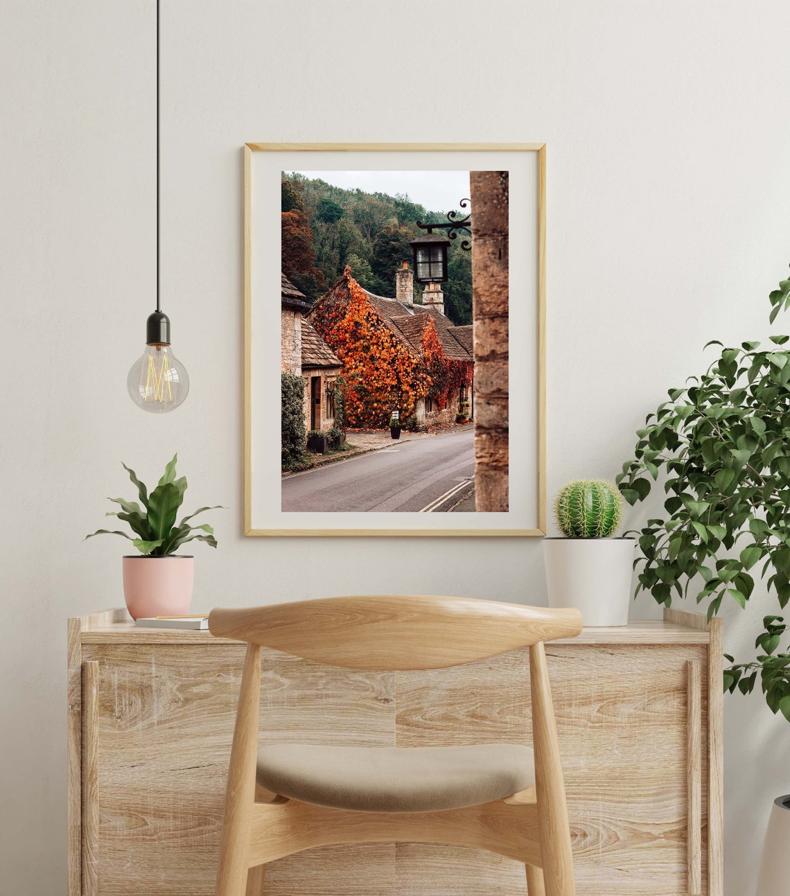England Photography Print, Castle Combe Cottage, Uk Autumn Print, Fall ...