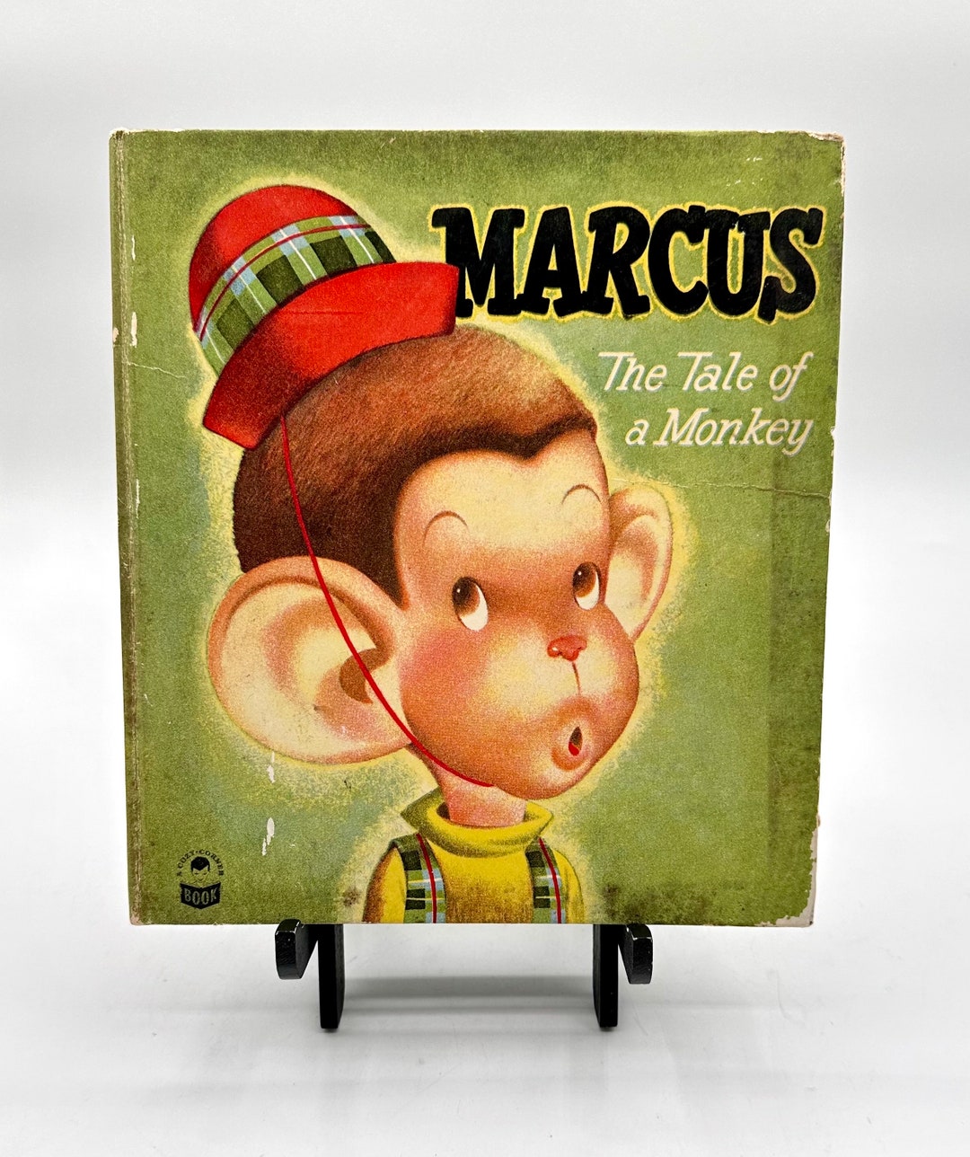 Antique Children’s Storybook “marcus, the Tale of a Monkey” / 1950 Cozy ...