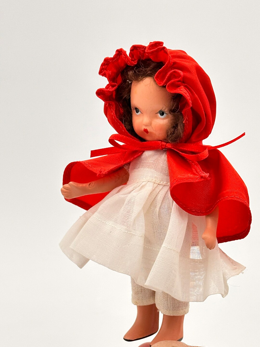 Vintage Nancy Ann Storybook Doll / Little Red Riding Hood 116 / Bisque ...