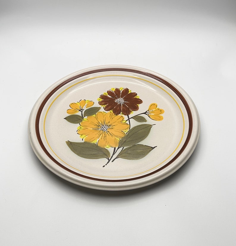 Vintage De Ville Stoneware Dinner Plates / Capri Collection by Jon Paul ...