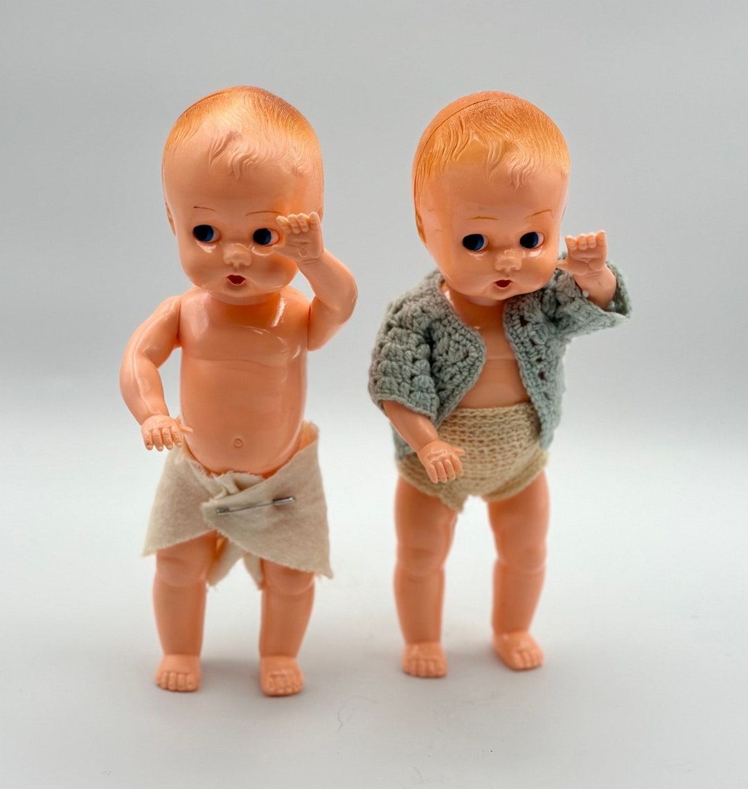Vintage Ideal Boopsie Dolls 8 Fully Jointed Side Glancing Sleepy Eyes ...