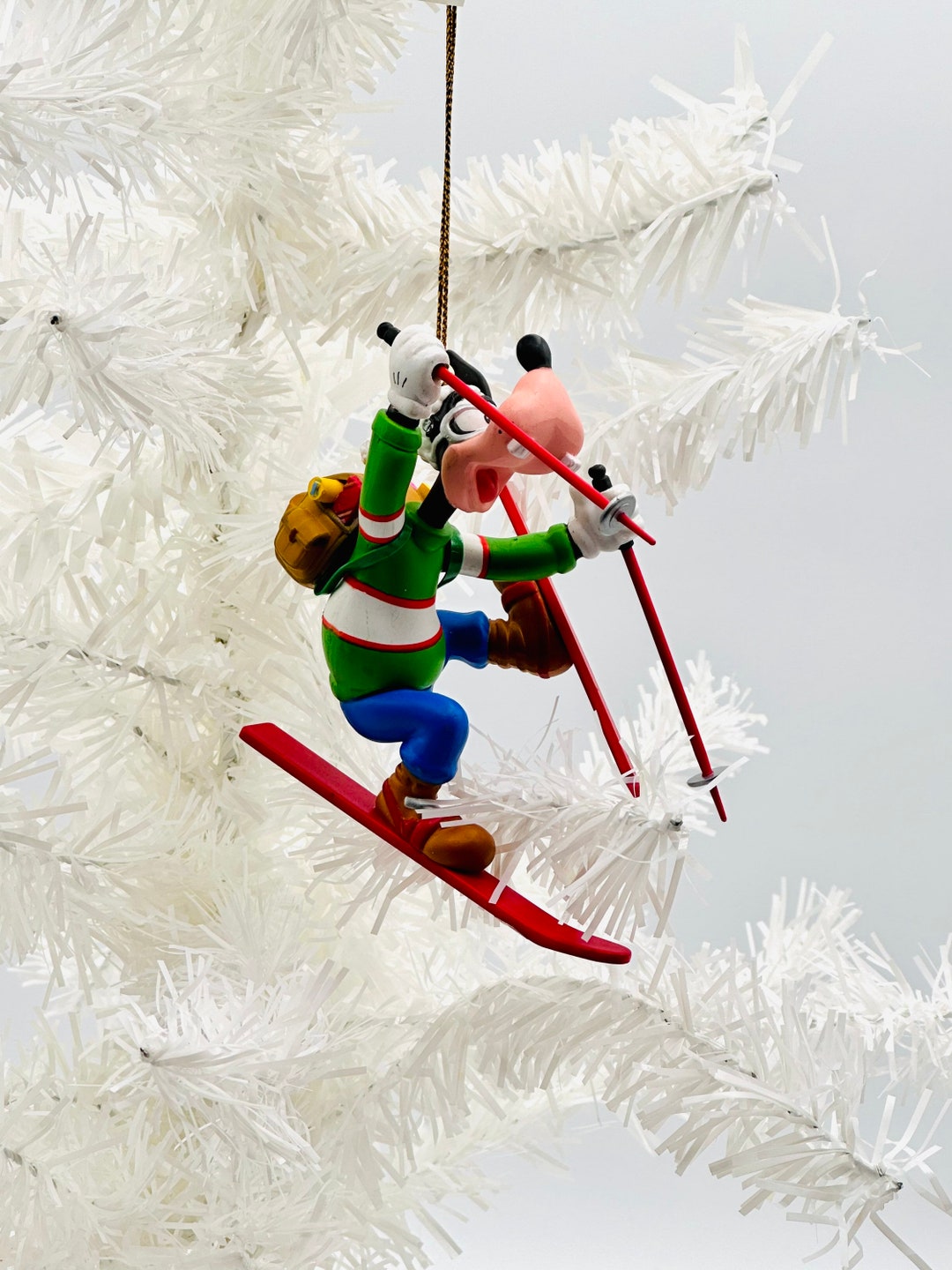 Disney Goofy Skiing Christmas Tree Ornament Grolier - Etsy