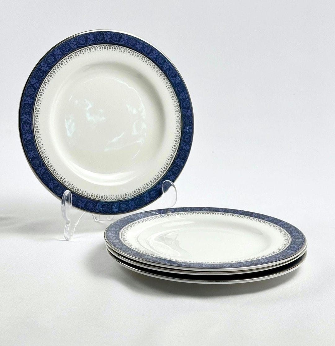 Vintage Royal Doulton Sherbrooke Bone China Bread & Butter Plates - Set ...