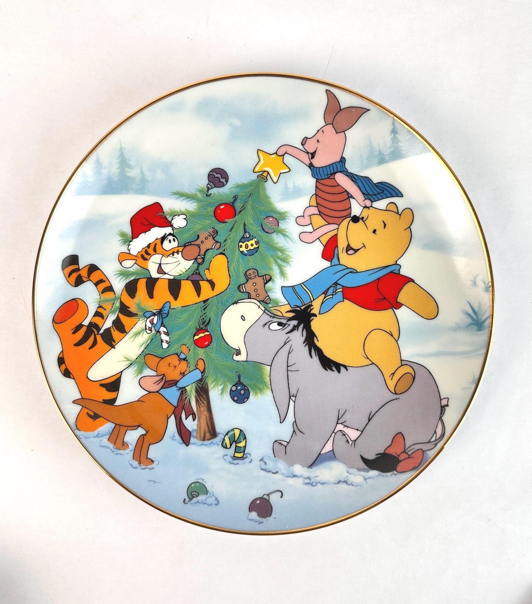 Vintage Winnie the Pooh Collectora Plate - Bradford Exchange - Etsy