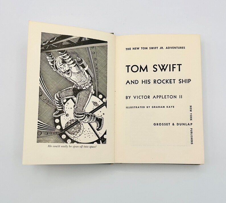 Vintage Tom Swift Jr. and His Rocket Ship Hardcover First - Etsy