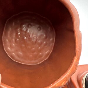 Vintage Mccoy Pottery Friar Tuck Monk Cookie Jar Brown Robe With Gold ...