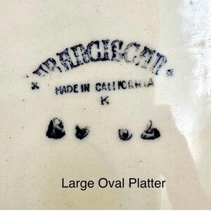 Vintage Franciscan Poppy 13 Oval Serving Platter Yellow & Purple ...