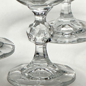 Vintage Etched Crystal Champagne Glasses Set of 6 Cascade by Import ...