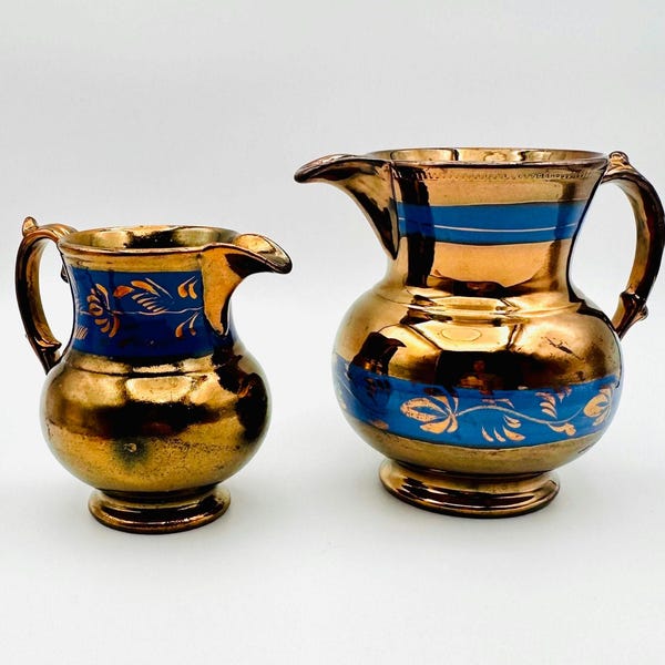 Lusterware Pitcher - Etsy