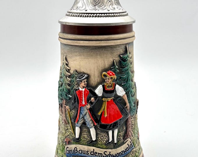 Stunning Vintage Gerzit Gertz Beer Stein - West Germany - Etsy