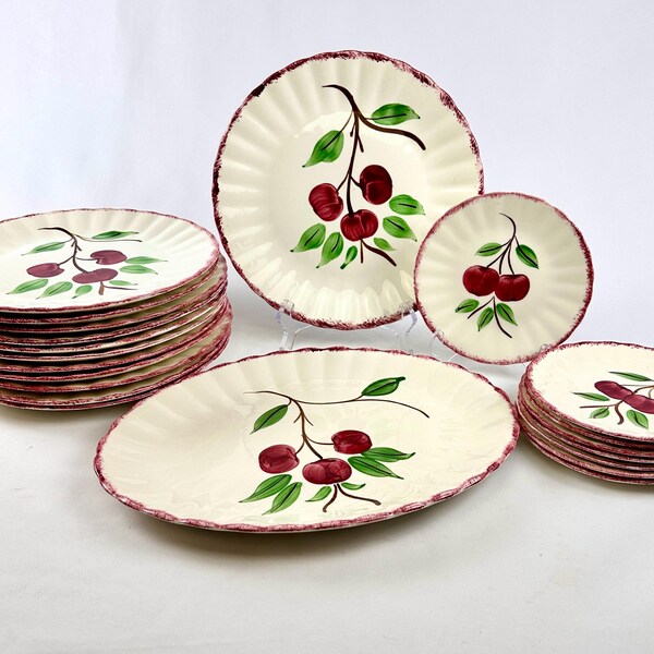 Cherry Dinnerware - Etsy
