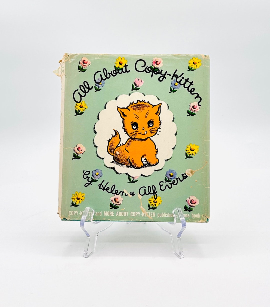 Vintage Children's Book / All About Copy Kitten / Helen and Alf Evers ...