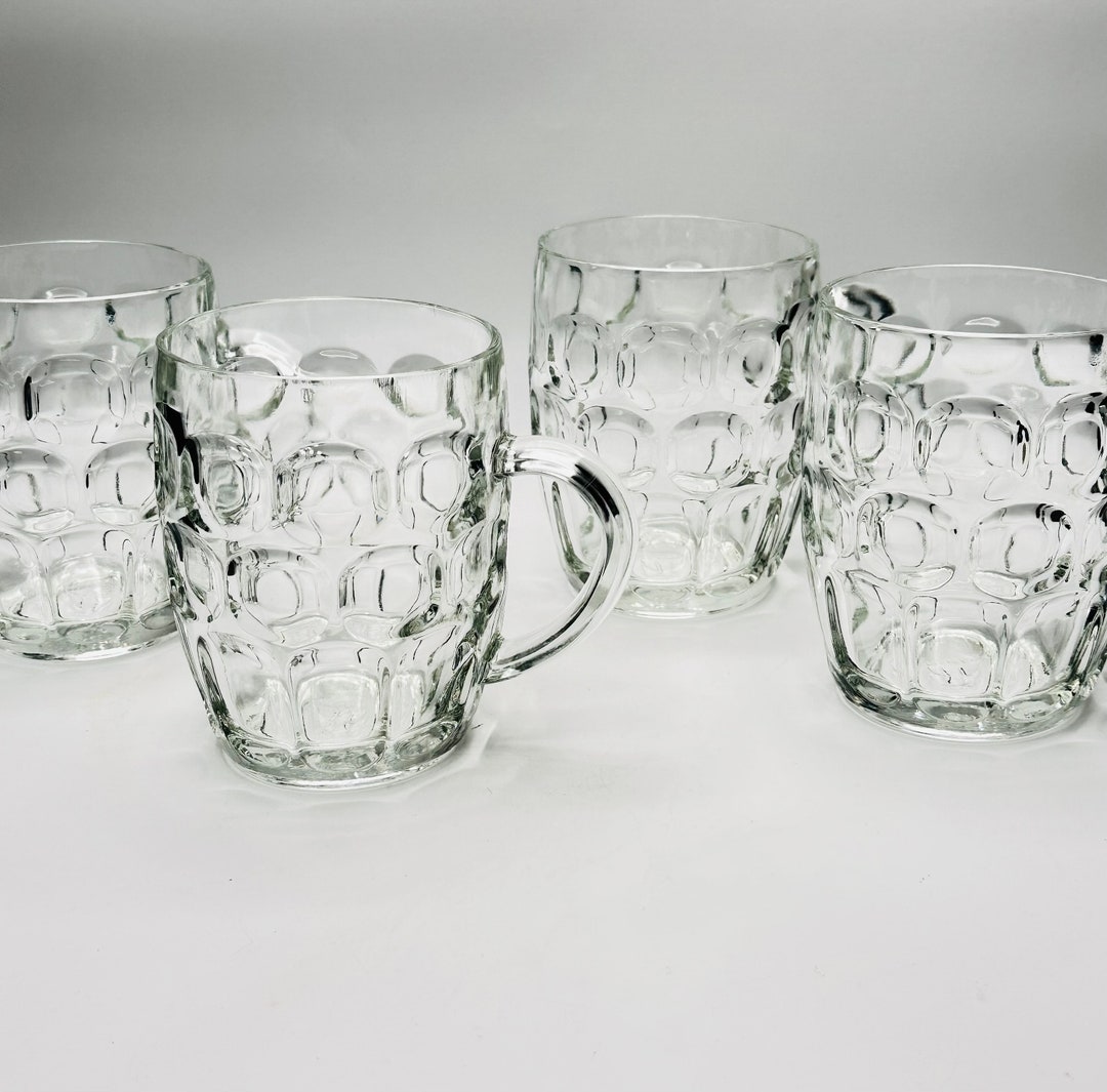 Vintage Ravenhead Dimpled / Beer Glass / Tankard Stein / Glass - Etsy