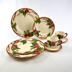 Vintage Franciscan Apple Dinnerware Made in England - 4 Piece Place ...