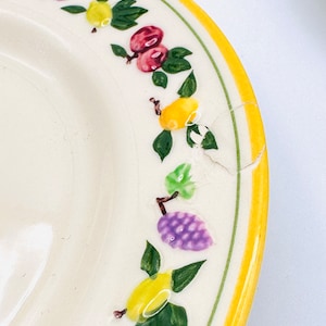 Vintage Franciscan Small Fruit Dinnerware Collection 4pc Place Setting ...