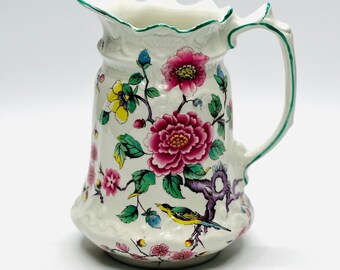 Old Foley Chrysanthemum James Kent of England Pitcher - Etsy