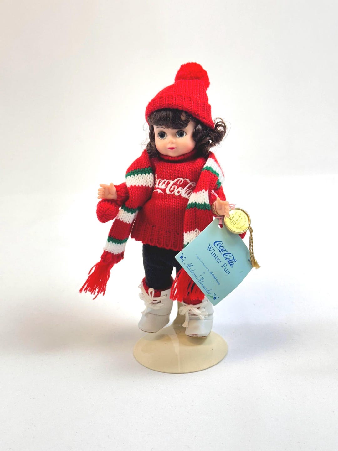 Vintage Madame Alexander Coca Cola Winter Fun Ski Doll 8 Brunette With ...