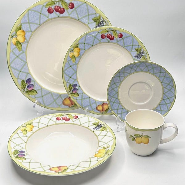 Fruit Design Dinnerware - Etsy