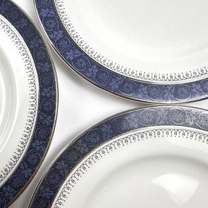 Vintage Royal Doulton Sherbrooke Bone China Bread & Butter Plates - Set ...