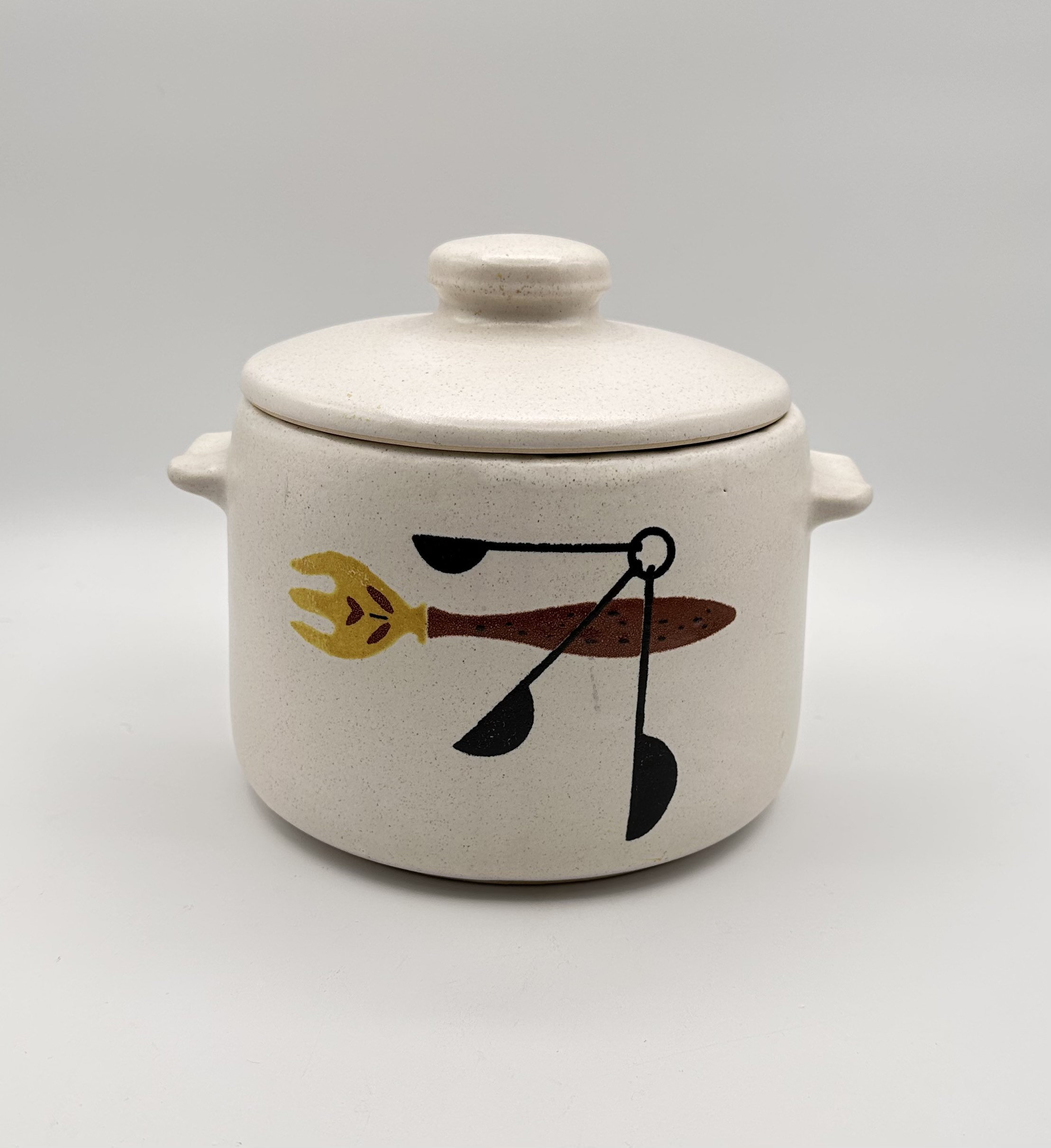 Vintage Westbend Stoneware Bean Pot With Lid Mid Century - Etsy